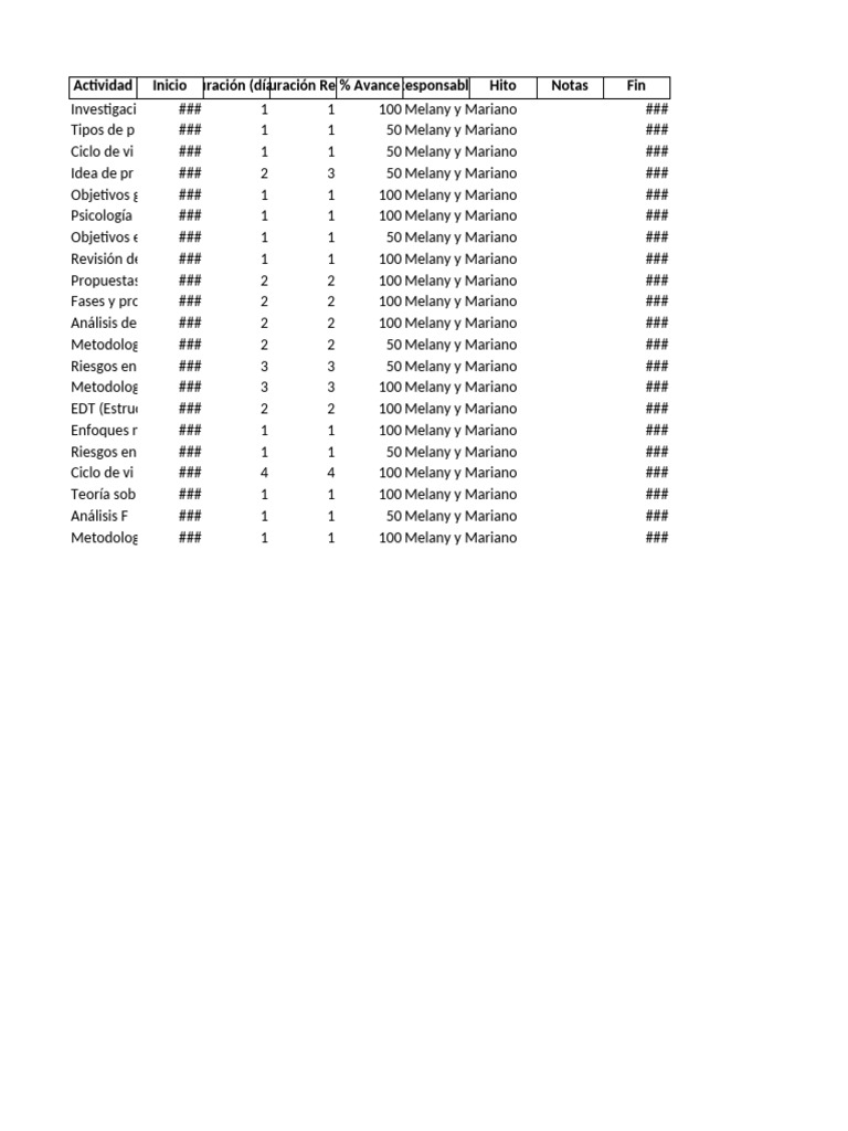 Diagrama Gantt CETI Conecta Completo | PDF