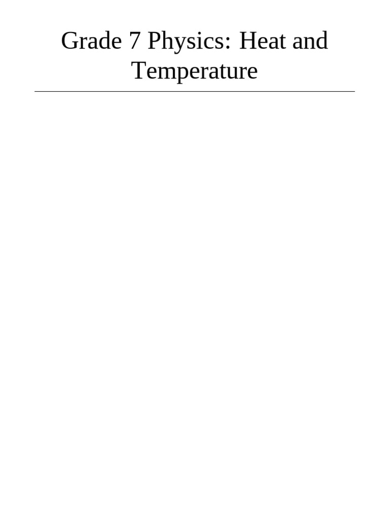 grade_7_science_heat (1) (2) | PDF | Internal Combustion Engine ...