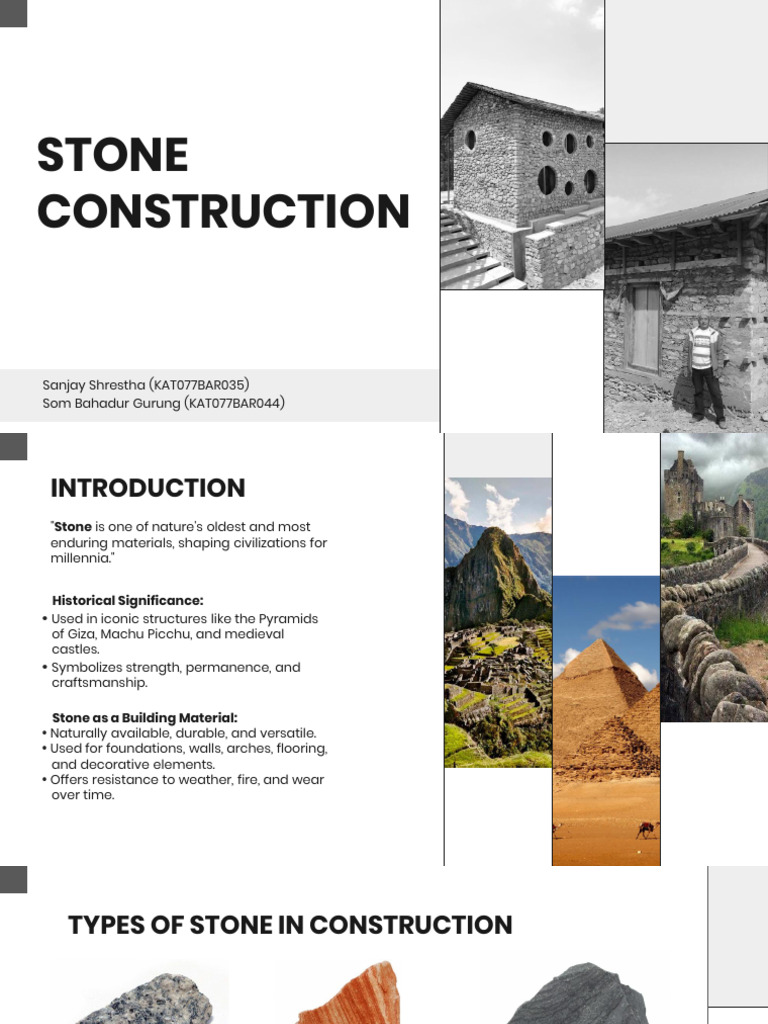 Stone Construction Technology | PDF | Masonry | Mortar (Masonry)