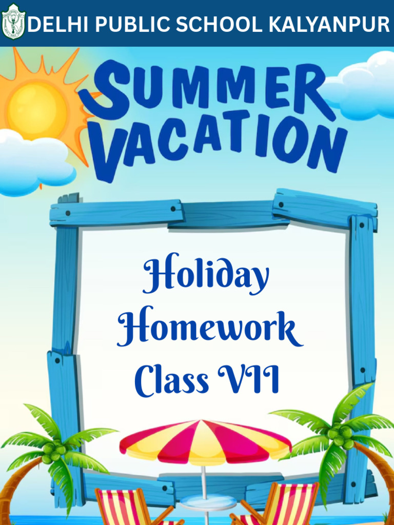 Summer Holiday Homework Class 7th | PDF | Hunger | Recycling