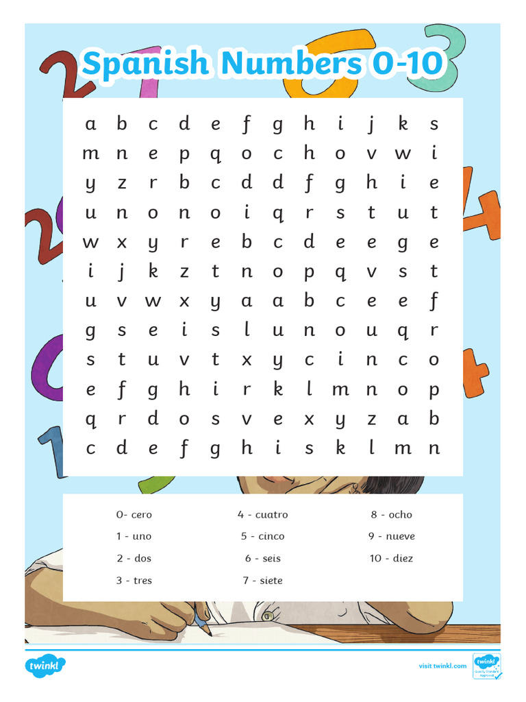 Spanish Numbers 0-10 | PDF