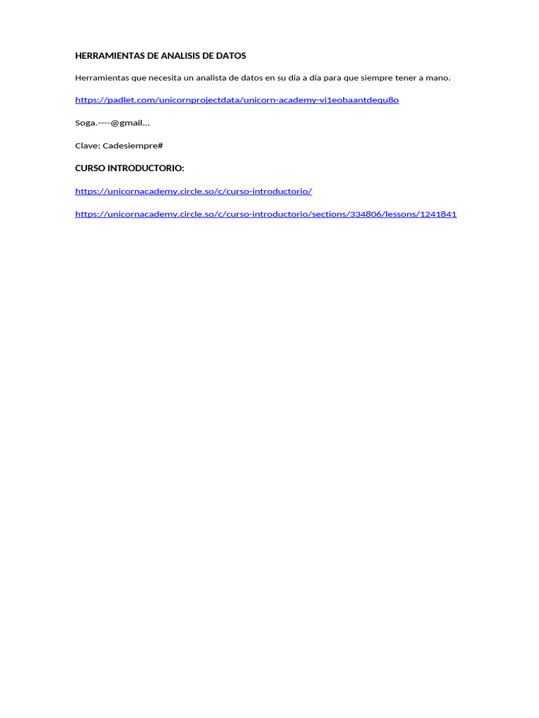 Herramientas de Analisis de Datos | PDF
