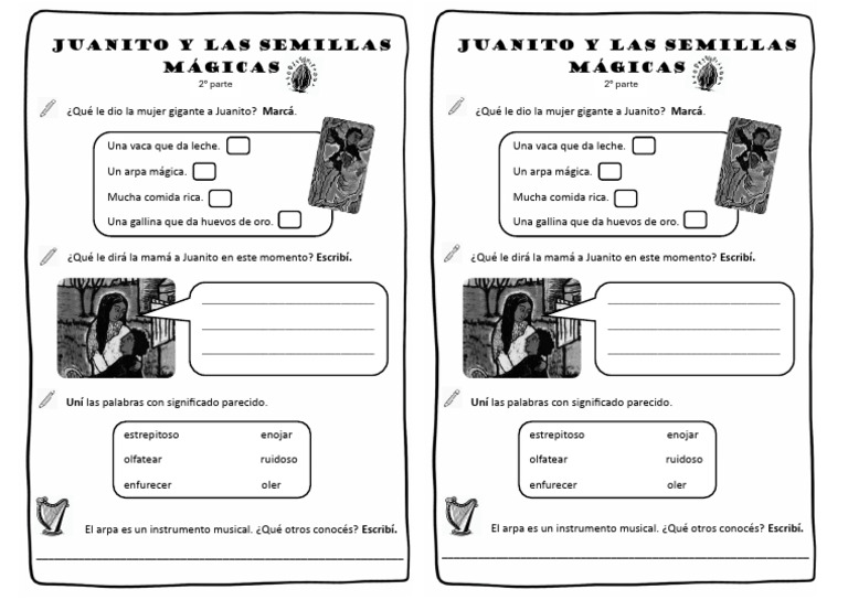Juanito - Actividades para Estudiantes - 2a Parte - 2o Grado. OK | PDF