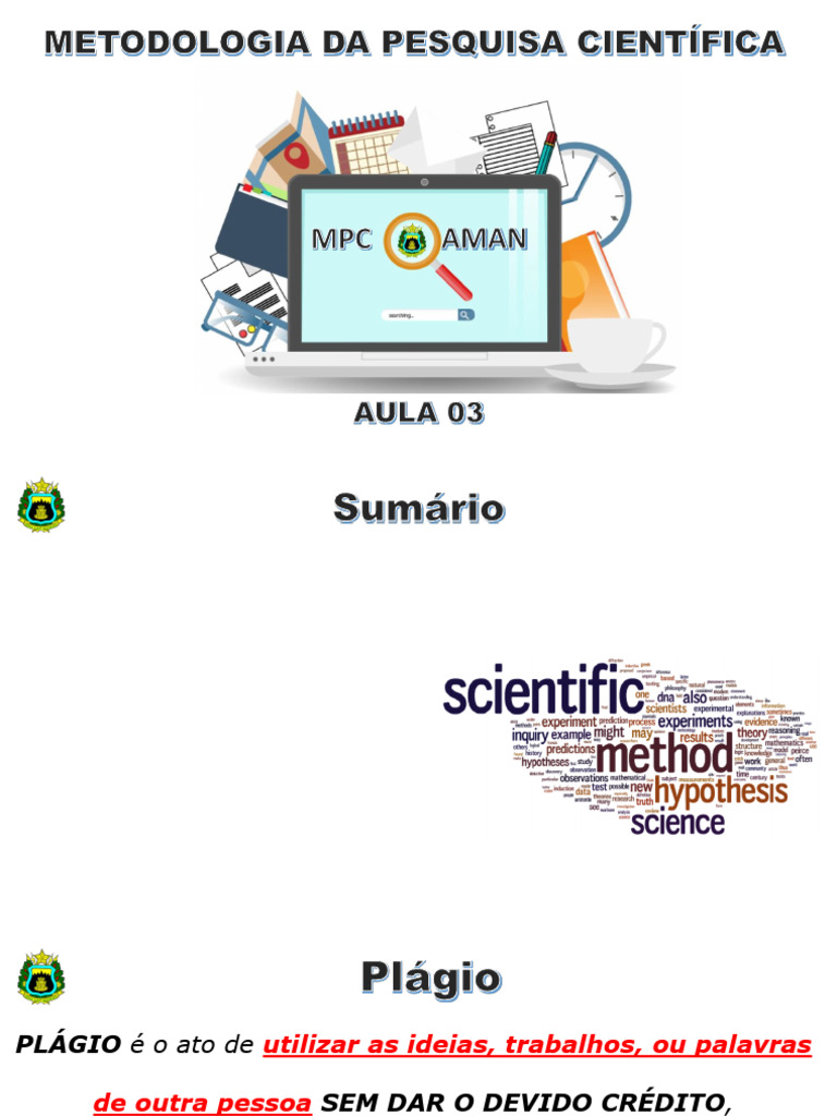 Aula 03 - UD II - Ass. A - Plágio - MPC 2025 | PDF | Plágio