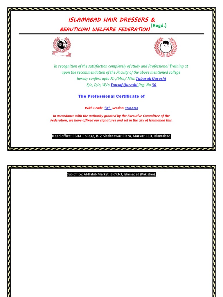 Tabarak Qureshi's Professional Certificate | PDF | Career & Growth