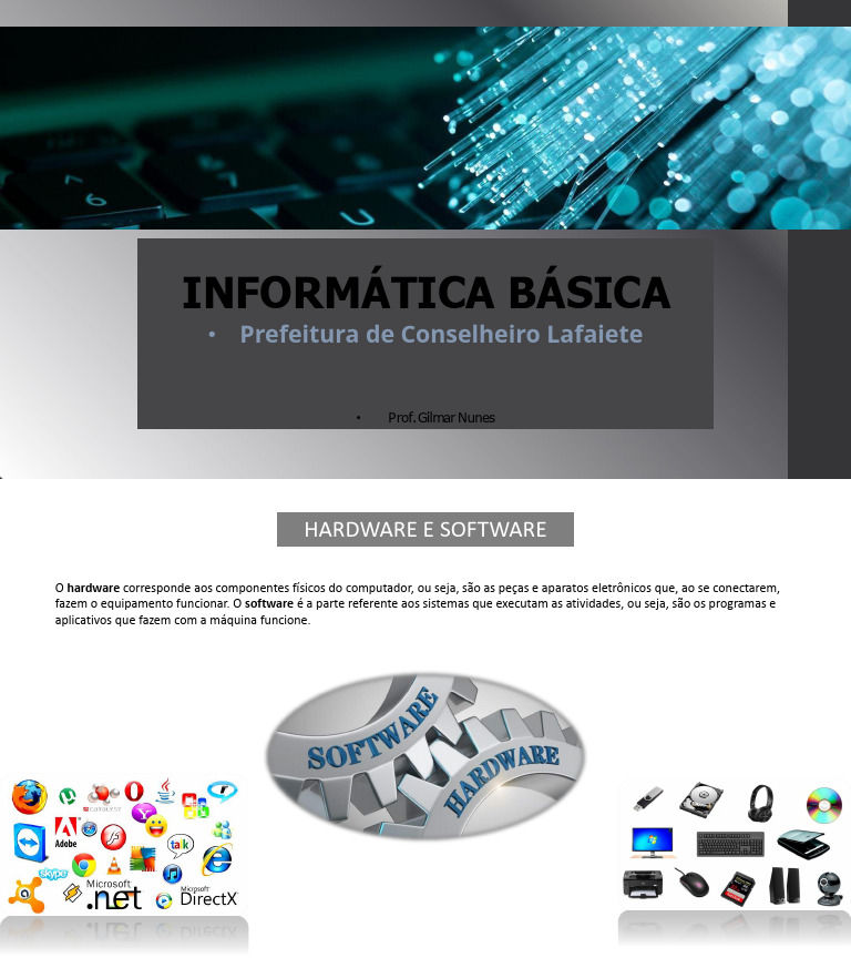 Hardware e Software: Conceitos Básicos | PDF