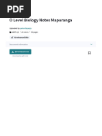 A Levels Biology Syllabus | PDF