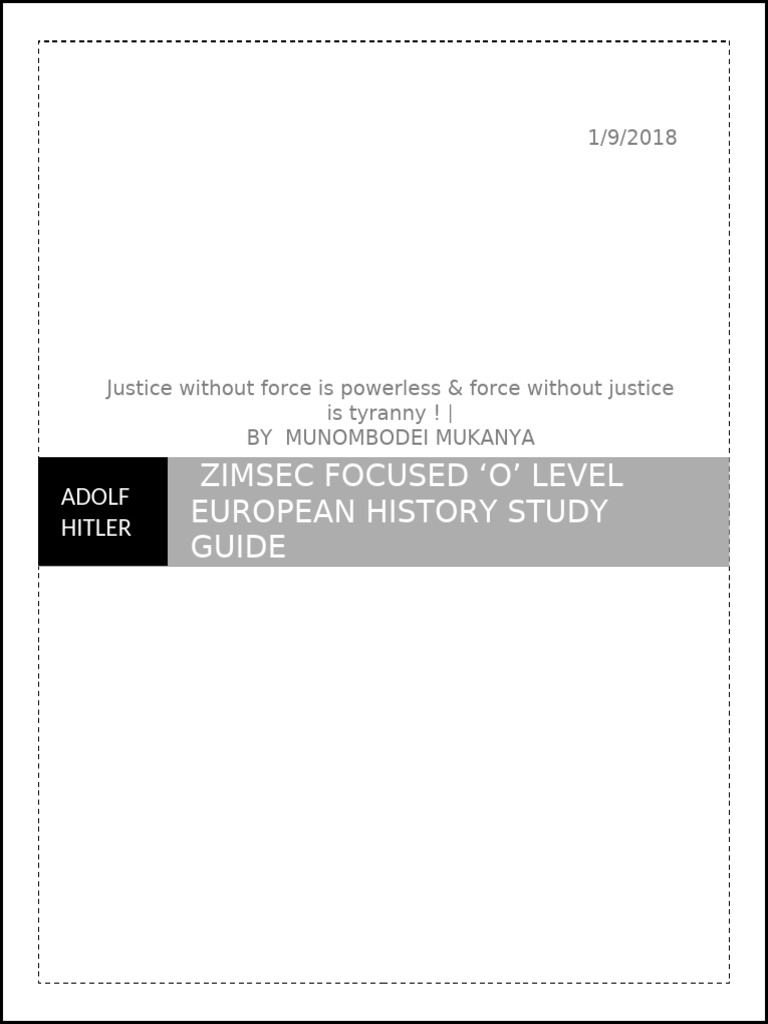 Oo Level European History.. | PDF | Cost Of Living | Balkans