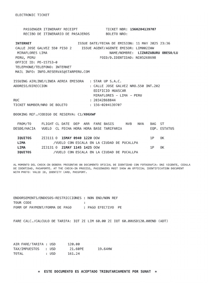 Ticket | PDF