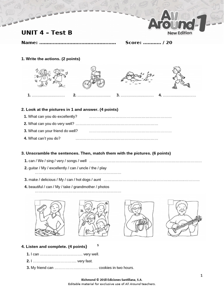 AA NE1 TRM Tests U4B | PDF