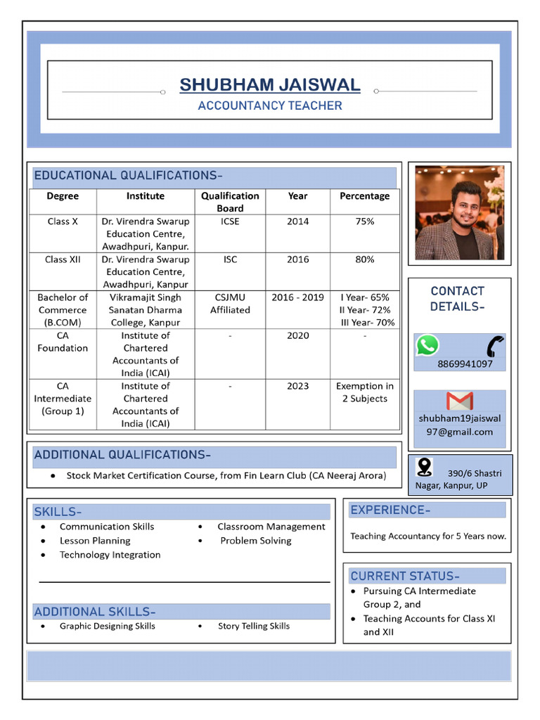 Resume Shubham Jaiswal3 | PDF