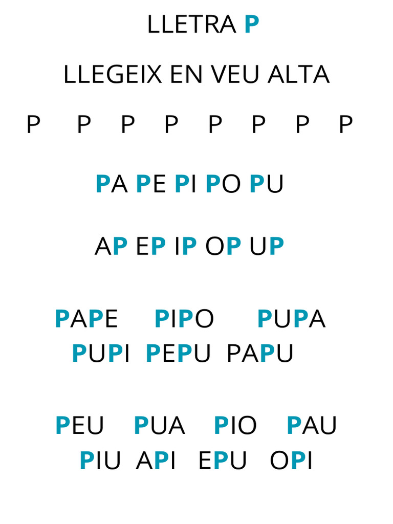 LECTOESCRIPTURA | PDF