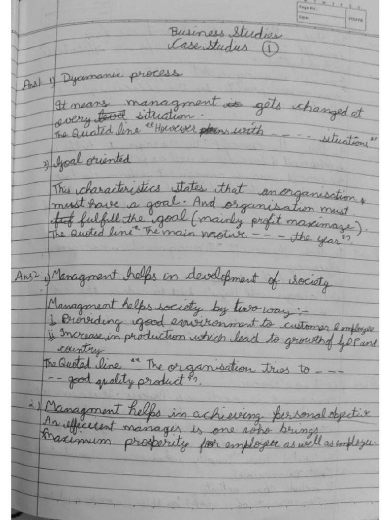 Case Study of BST Class 12 | PDF