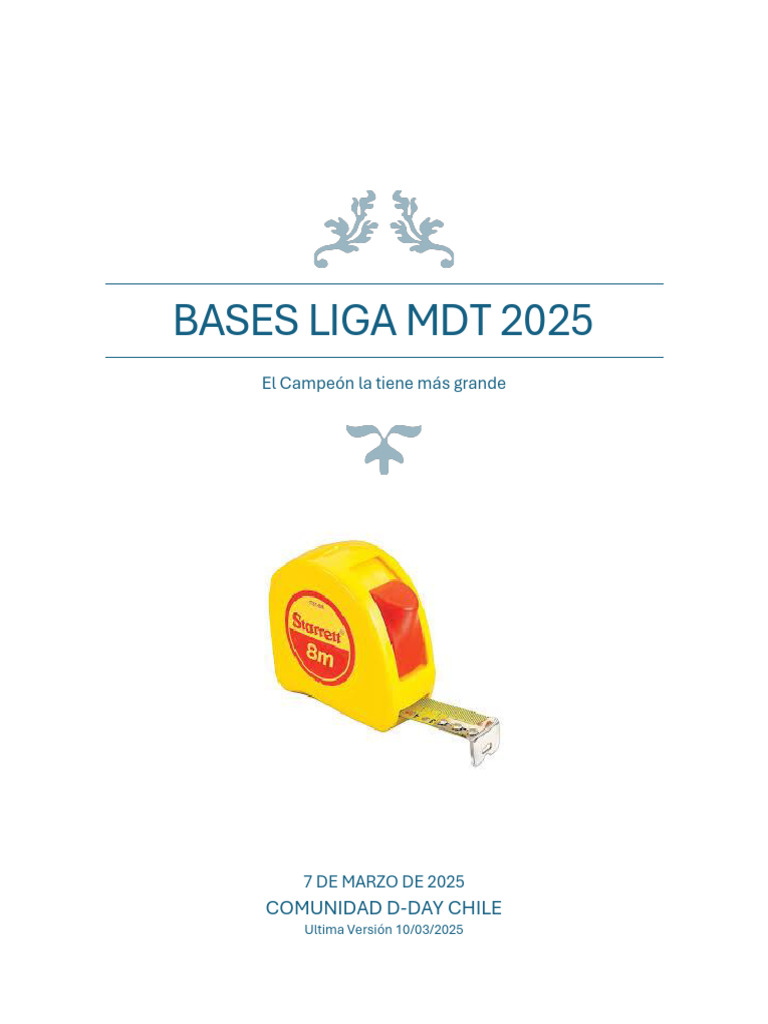 Bases Maplist y Reglamento Liga 2025 | PDF