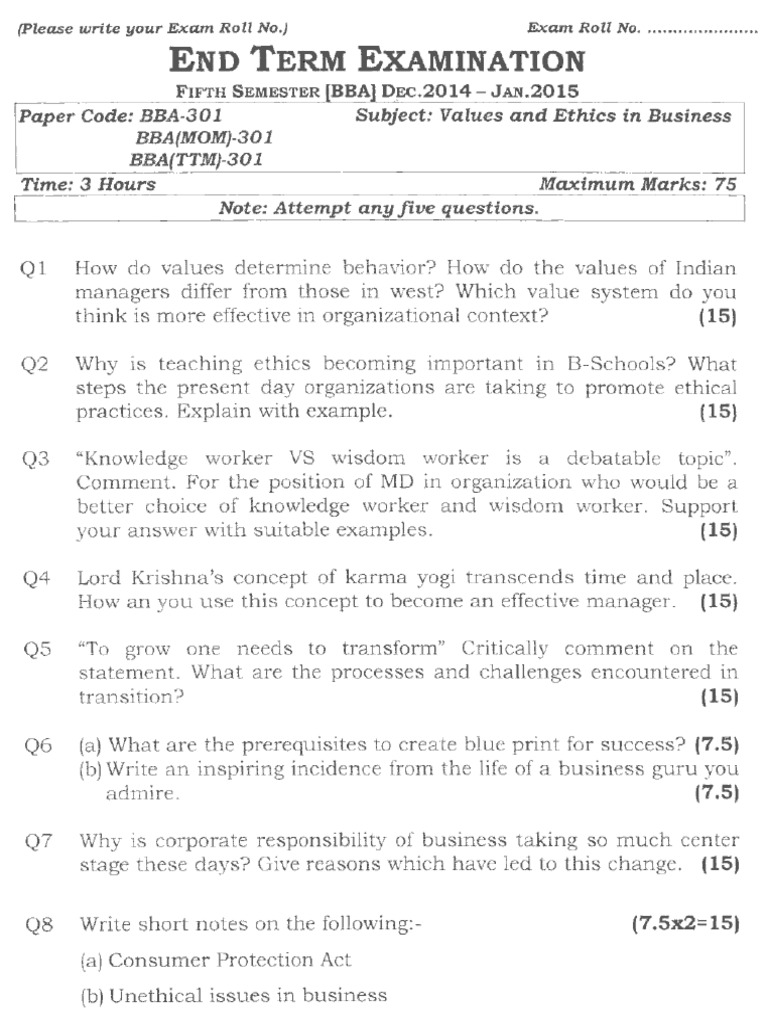 bba question bank | PDF