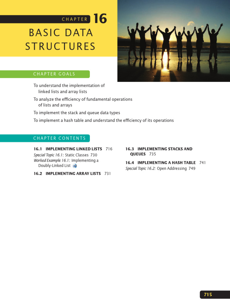 ch16_basicdatastructures | PDF | Computer Data | Algorithms And Data Structures