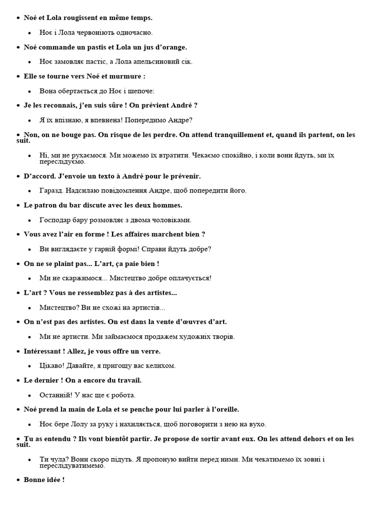 French Dialogue | PDF