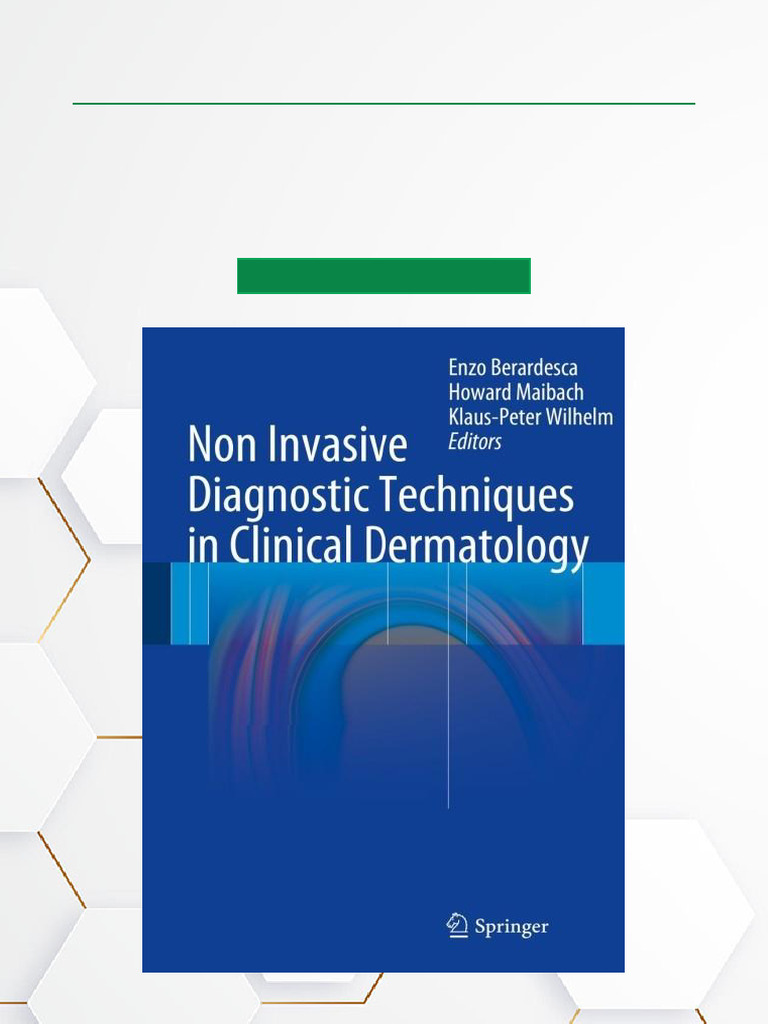Non Invasive Diagnostic Techniques in Clinical Dermatology Digital ...