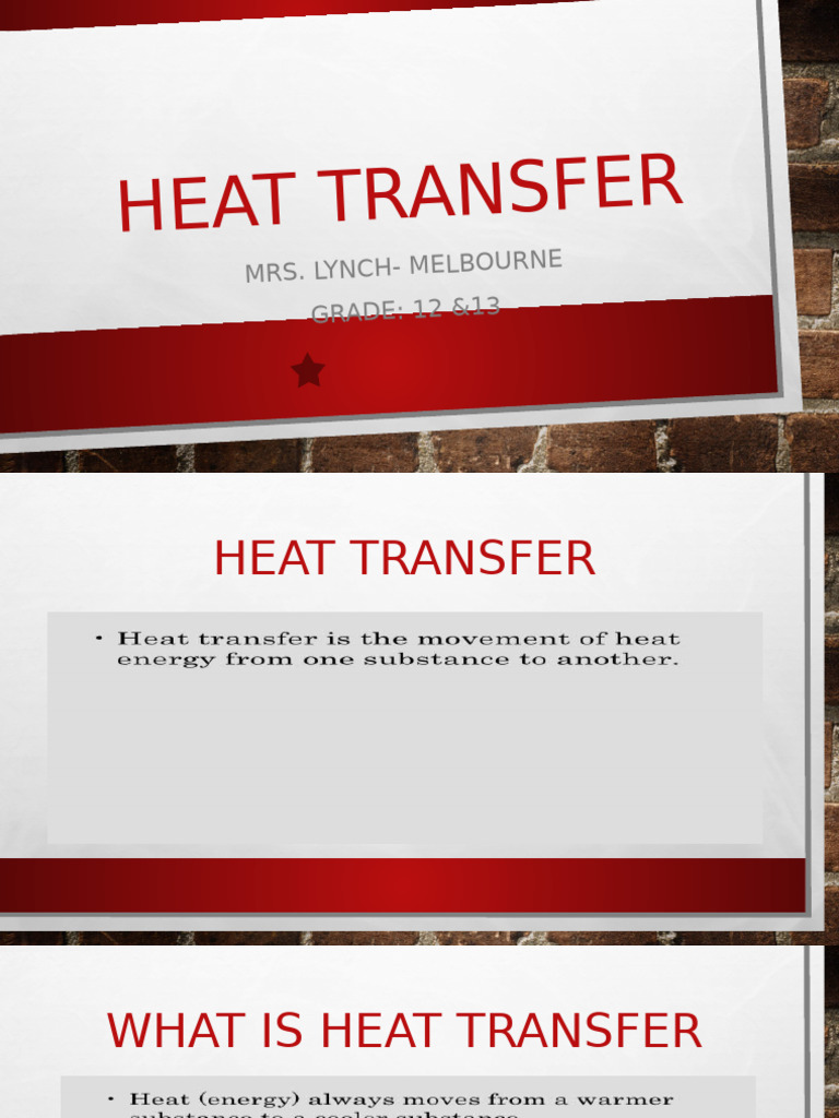 Understanding Heat Transfer Methods | PDF