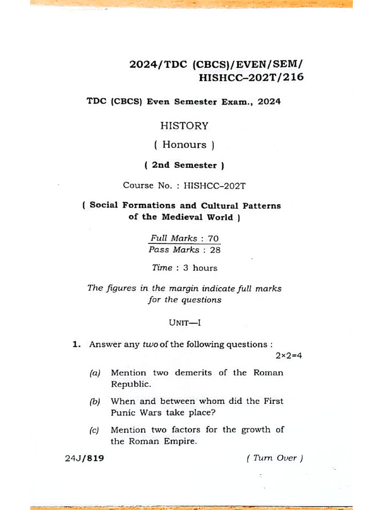 History HCC 202 | PDF
