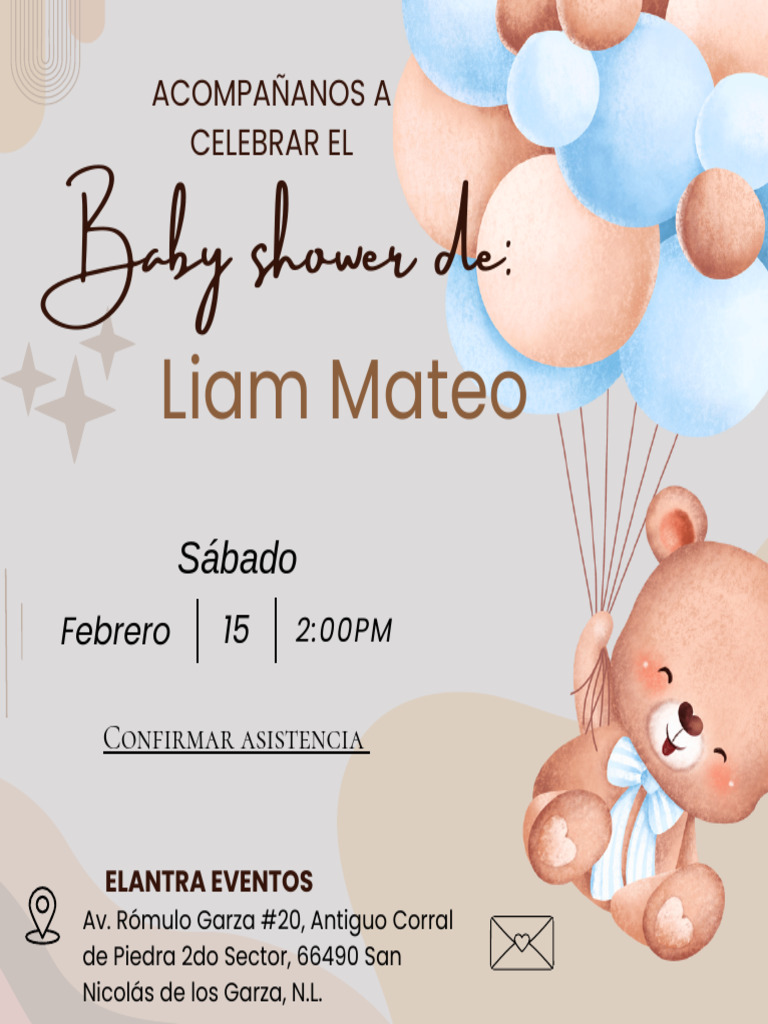 Baby Shower Liam PDF | PDF