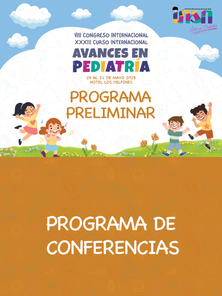 Programa Avances en Pediatría | PDF | Especialidades Medicas | Medicina ...