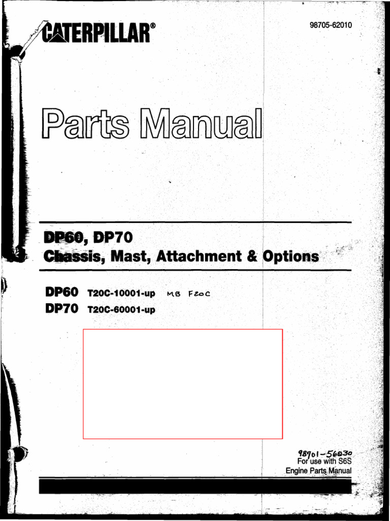 Caterpillar Dp70 | PDF | Mechanical Engineering | Machines
