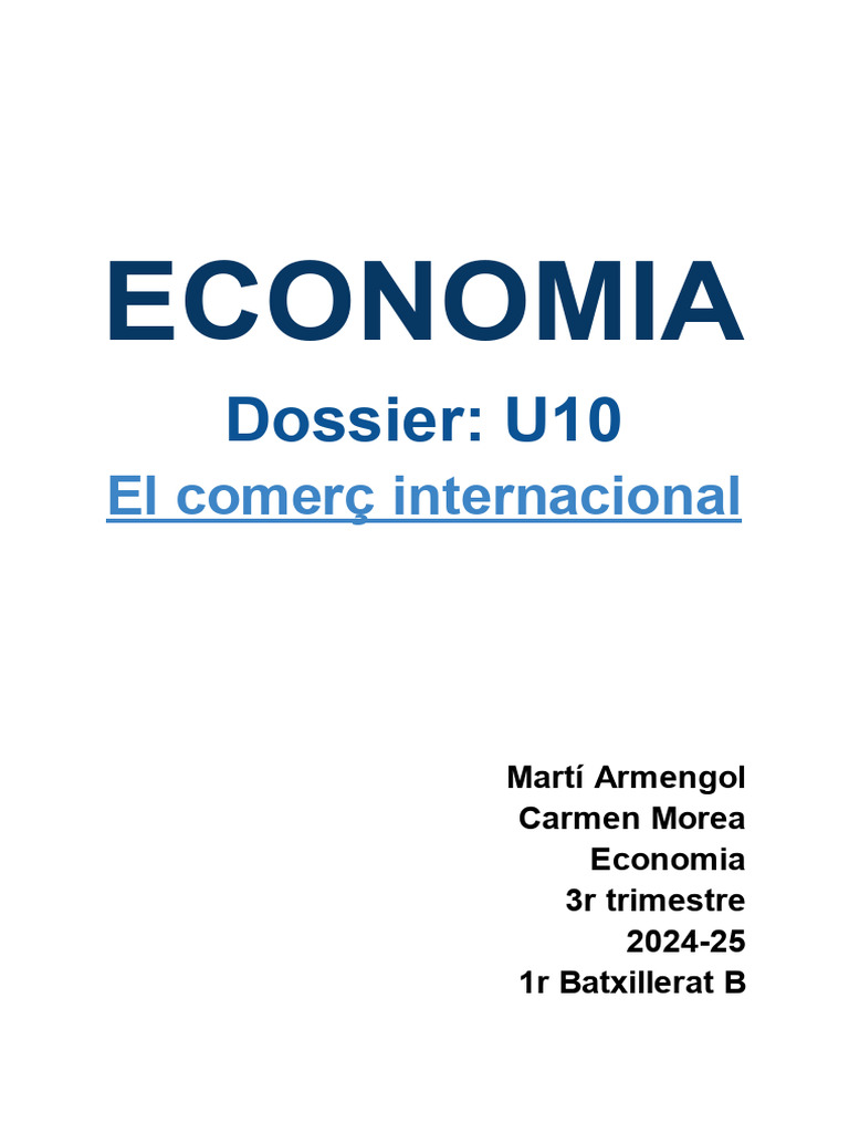 Dossier U10 | PDF
