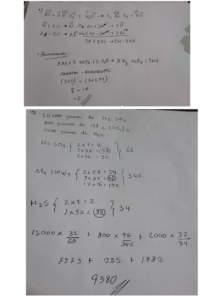 Examen Parcial Quimica 1 | PDF