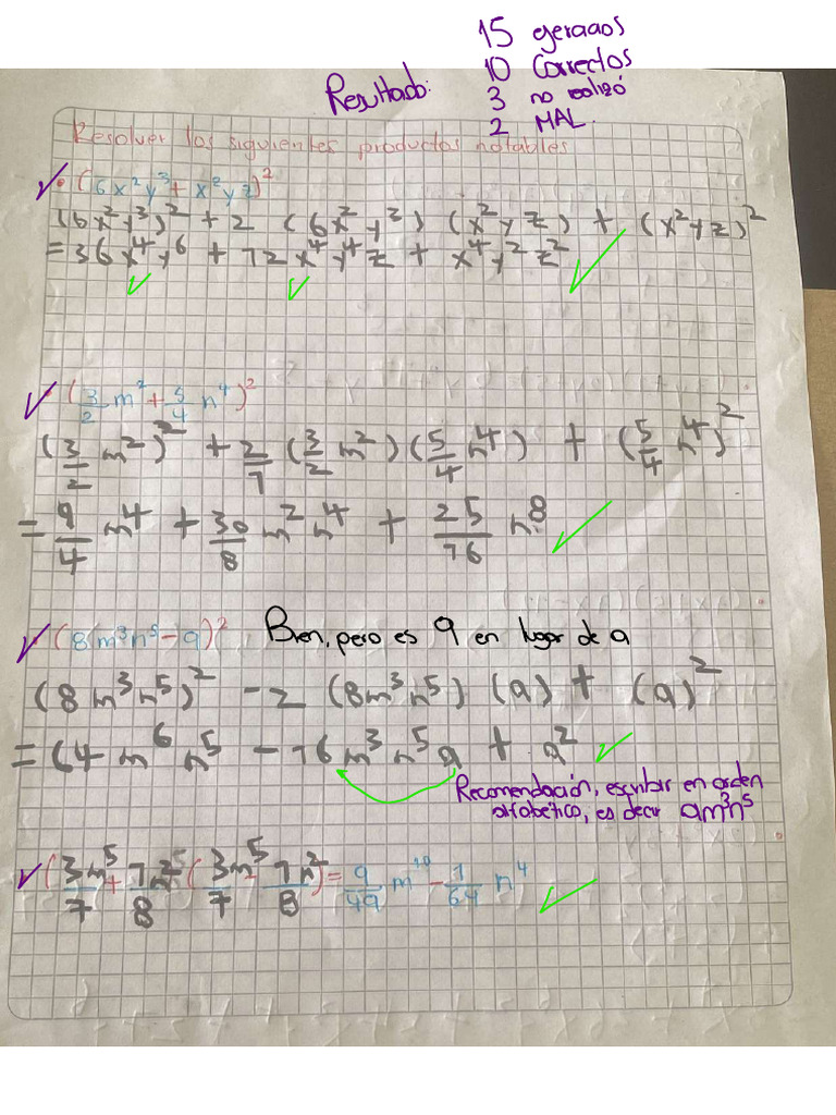 Ejer Cici Os Andres Algebra | PDF