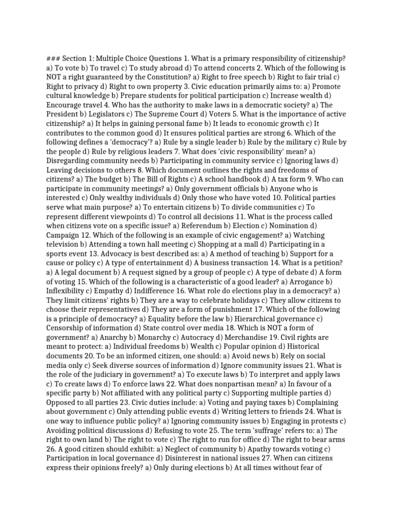 Lesson Plan For Civic Education Junior Secondary 3 Title 1st Term ...