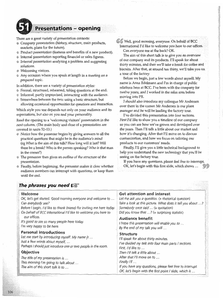 Units 51 Presentations | PDF