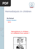 Nephrology and Dialysis Equipment List | PDF | Hemodialysis | Clinical ...