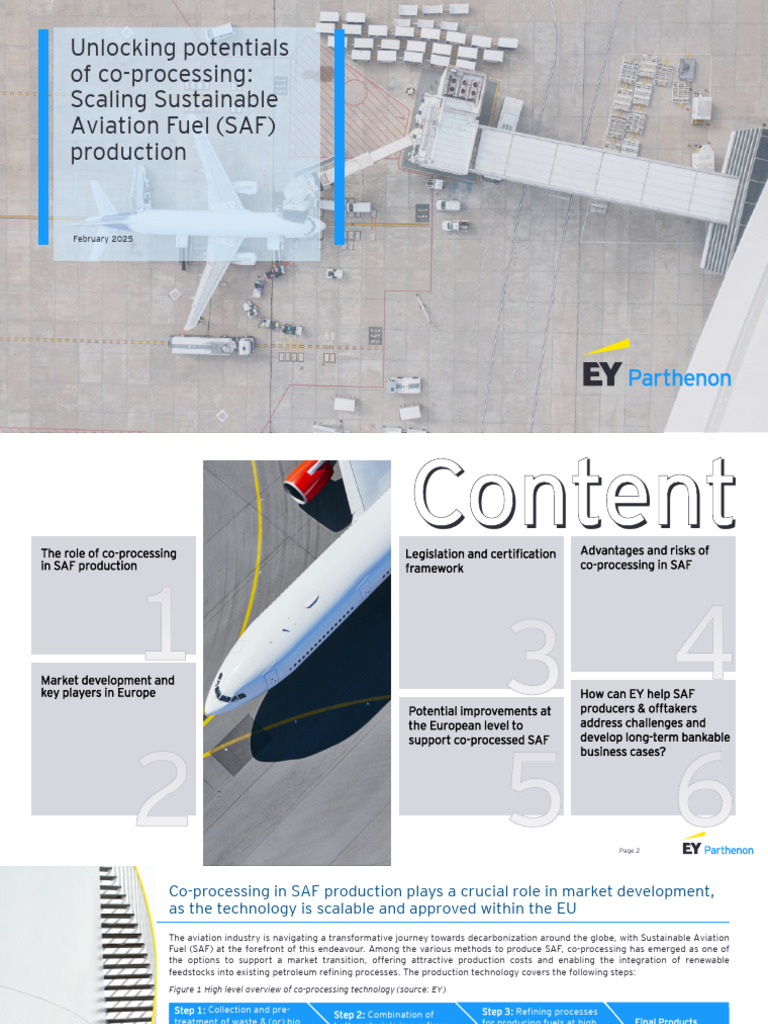 Co-Processing in SAF - Europe Regularoty and Certification | PDF ...