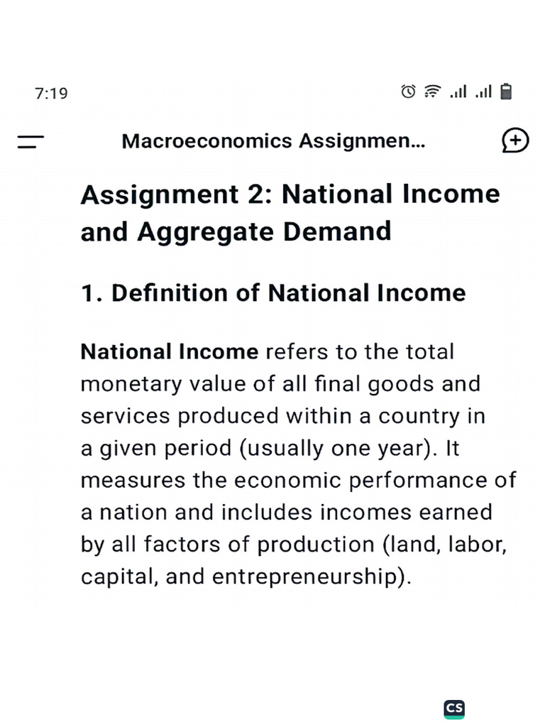 Principal of Macroeconomics Assignment | PDF