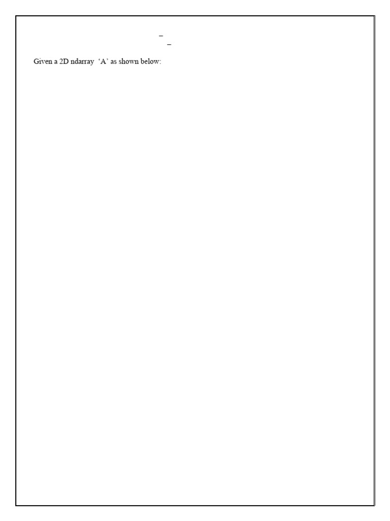 Numpy basic operations worksheet(1)[1] | PDF