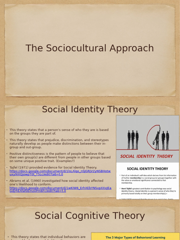 Sociocultural Approach Review (Grade 12) | PDF | Stereotypes | Social ...