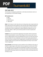 Opposite Action Worksheet | PDF