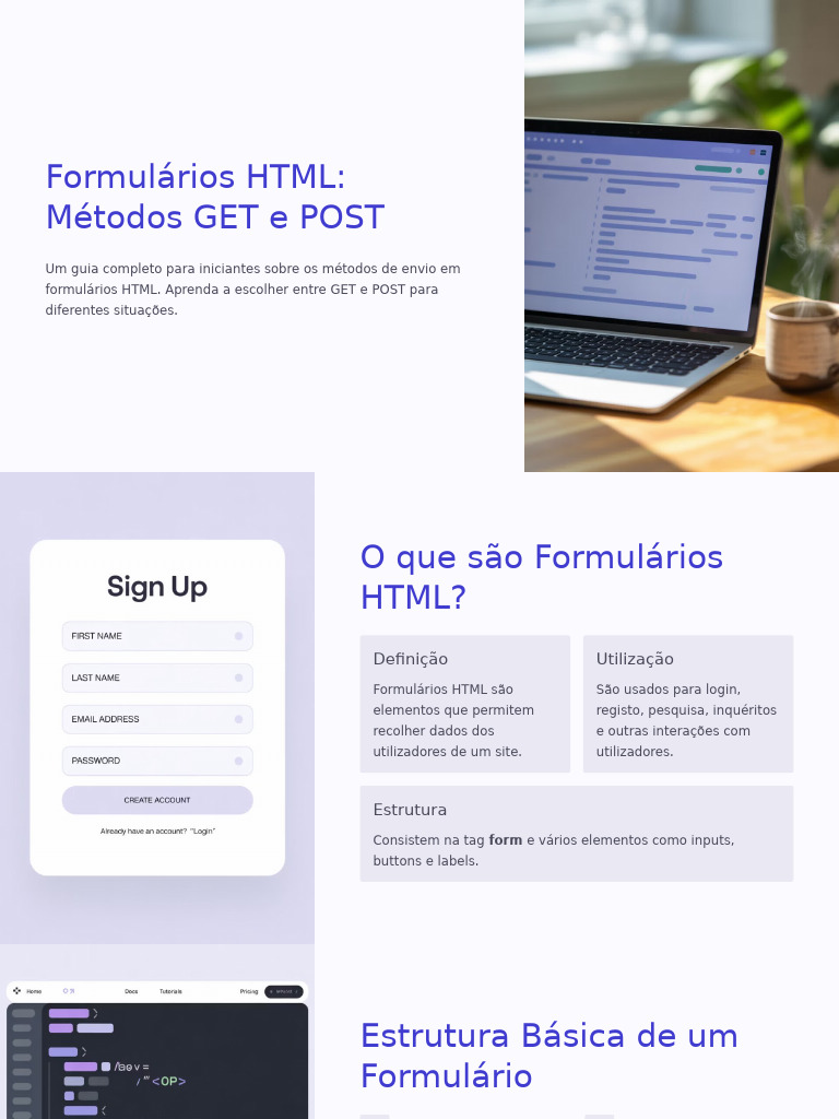 Formularios HTML Metodos GET e POST | PDF | Html | Informática