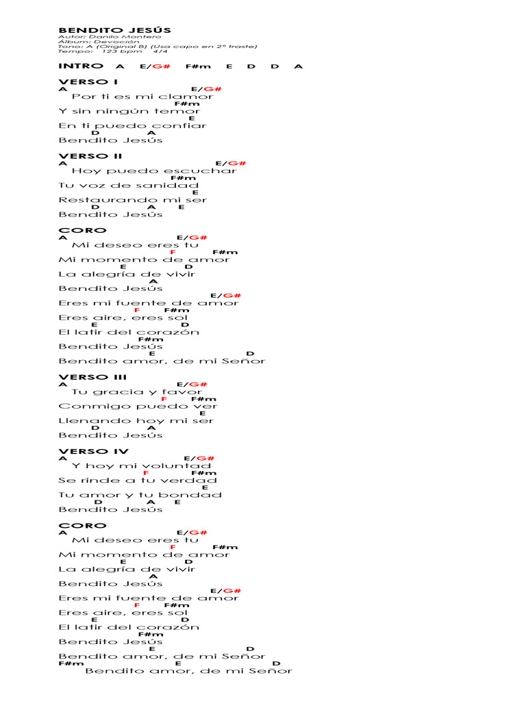 Bendito Jesús | PDF