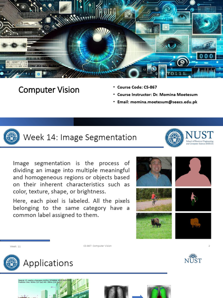 Lesson 8-Image Segmentation - Traditional Approaches | PDF | Image Segmentation | Cluster Analysis