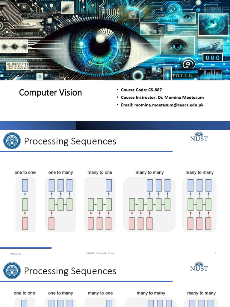 Lesson 12-Sequence Modeling-Based Computer Vision Tasks | PDF | Computer Vision | Applied ...