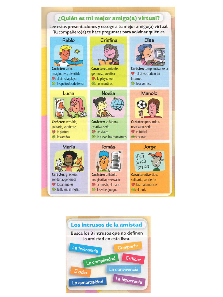 Quién Es Tu Mejor Amigo Virtual | PDF
