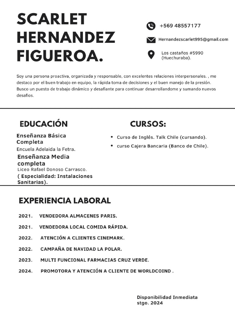 Curriculum Scarlet | PDF