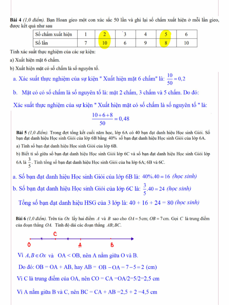 Ôn tập HKII | PDF