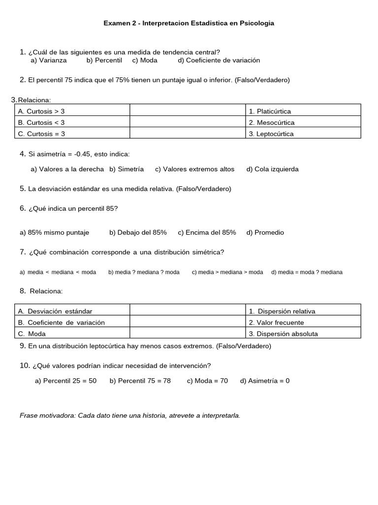 Examen Interpretacion 2 | PDF