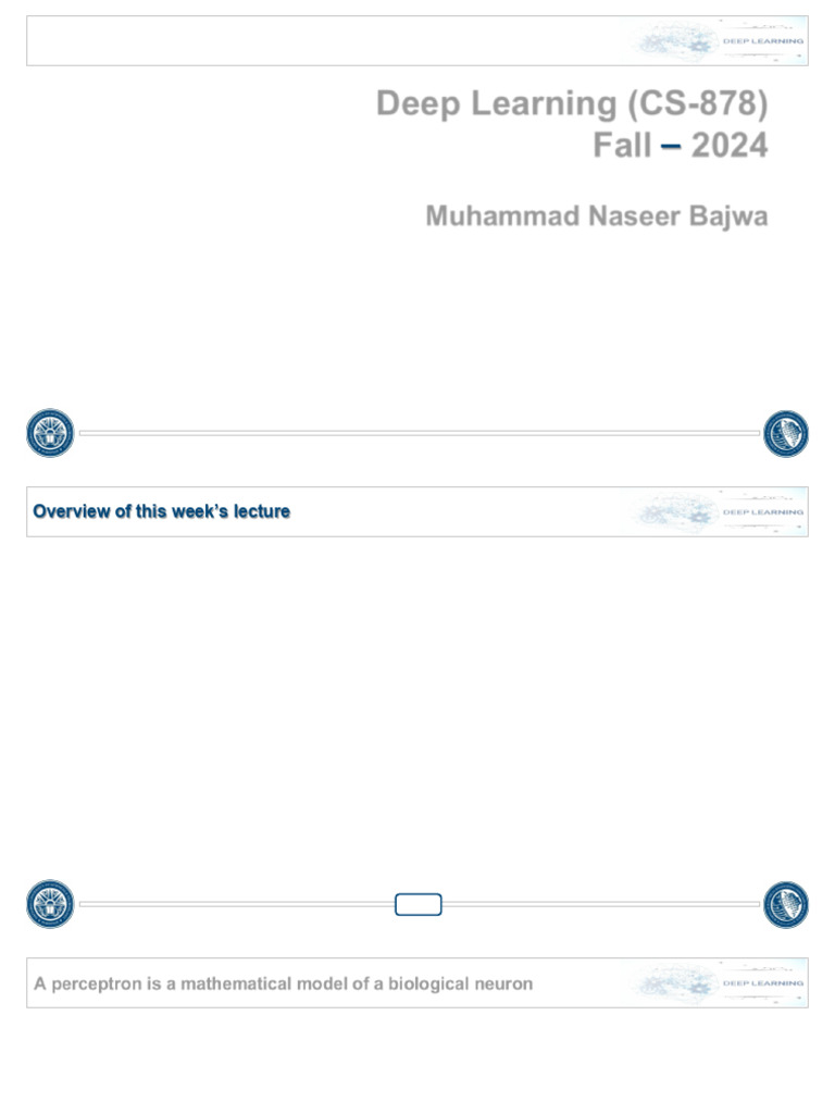 CS-878 Lecture-02 Logistic Regression | PDF | Mathematical Optimization | Algorithms