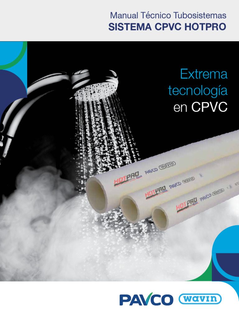 Tecnología Avanzada en CPVC HotPro | PDF | Tubería (transporte de ...