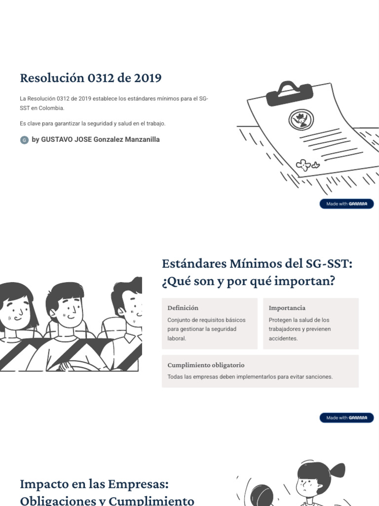 Resolucion 0312 de 2019 | PDF