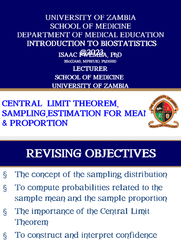 Biostatistics Sampling&CI 14-05-2025 Phoenix | PDF